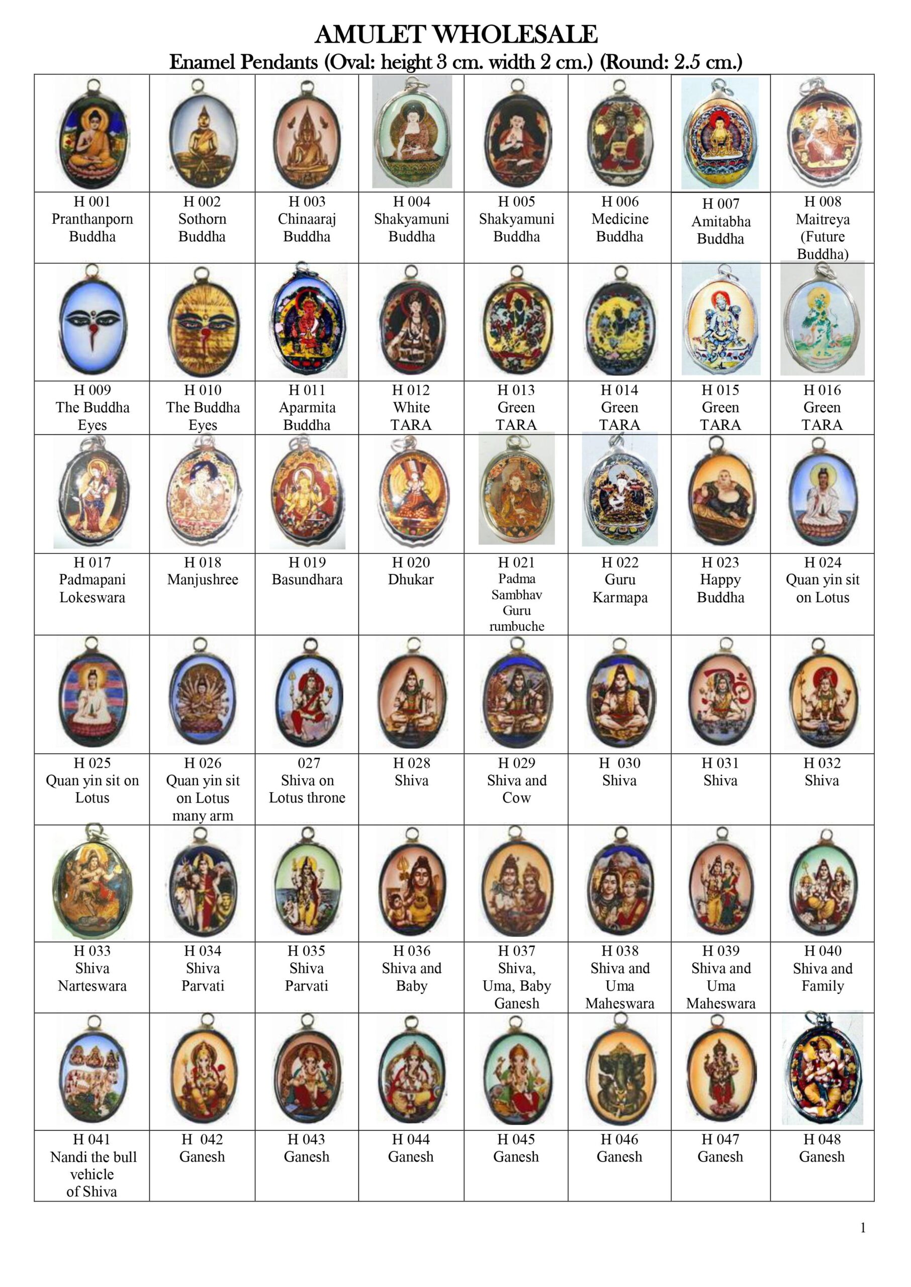 Wholesale Unconsecrated Amulets from Thailand - Sawasdee Krub